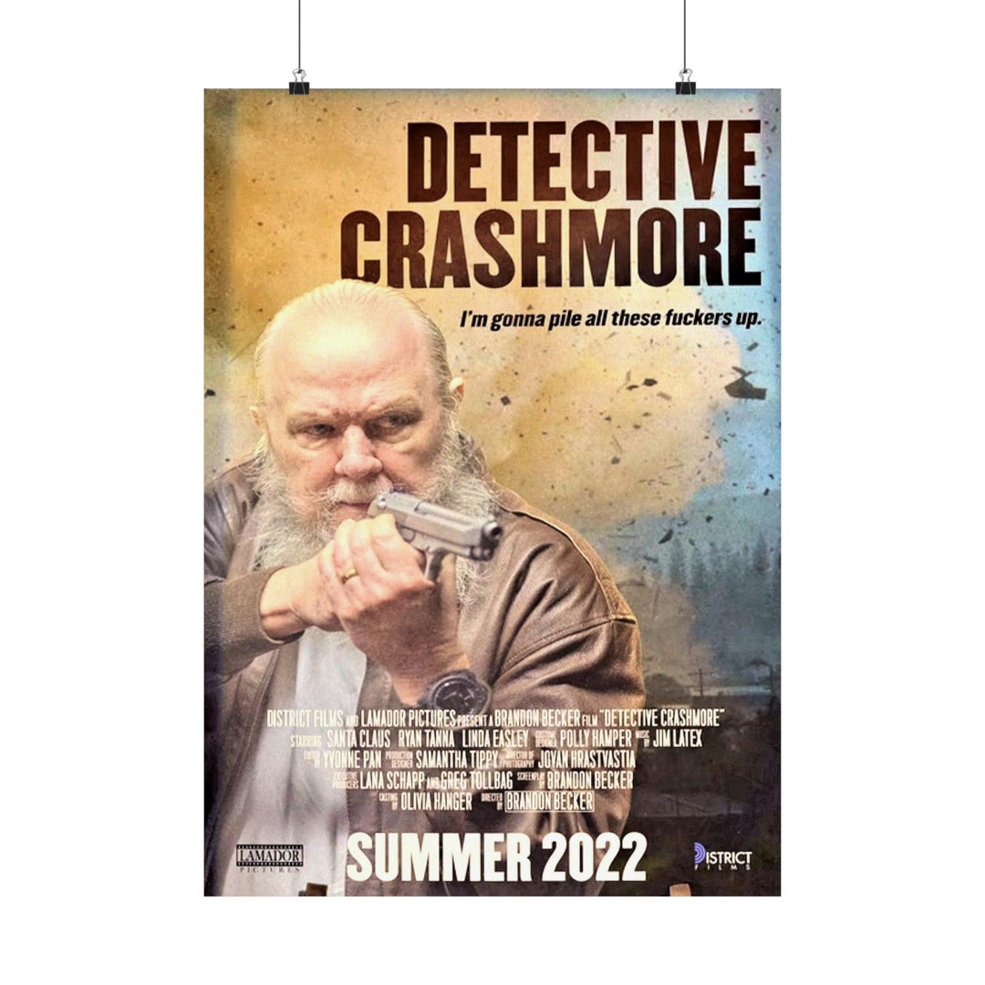 Detective Crashmore Movie Poster (ITYSL) - Etsy