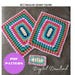 Rectangular Square Easy PDF Pattern, Granny Square Crochet Pattern ...