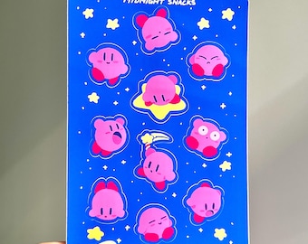 Kirby Sprites Sticker Pack / Laptop Sticker / Vinyl Decal / Glossy - Etsy