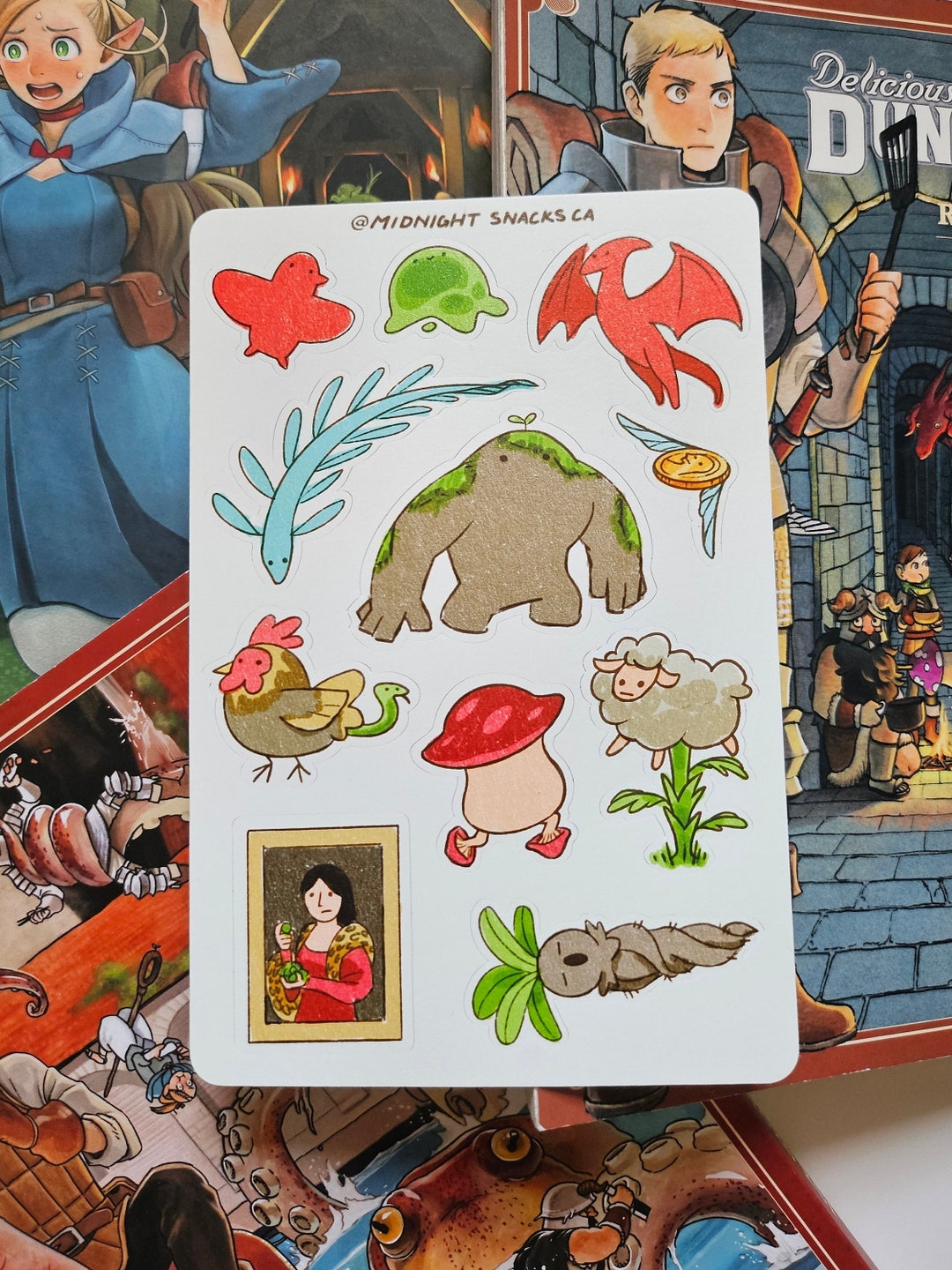 Dungeon Meshi Sticker Sheet - Etsy