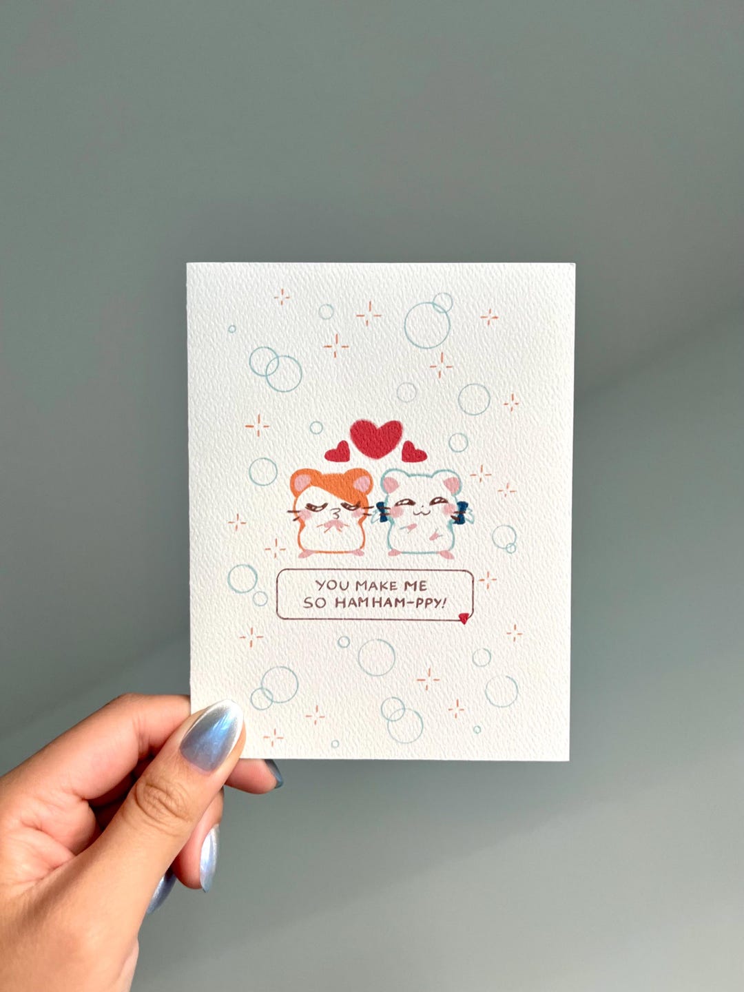 Hamtaro & Bijou - Birthday Anniversary Greeting Card - Etsy