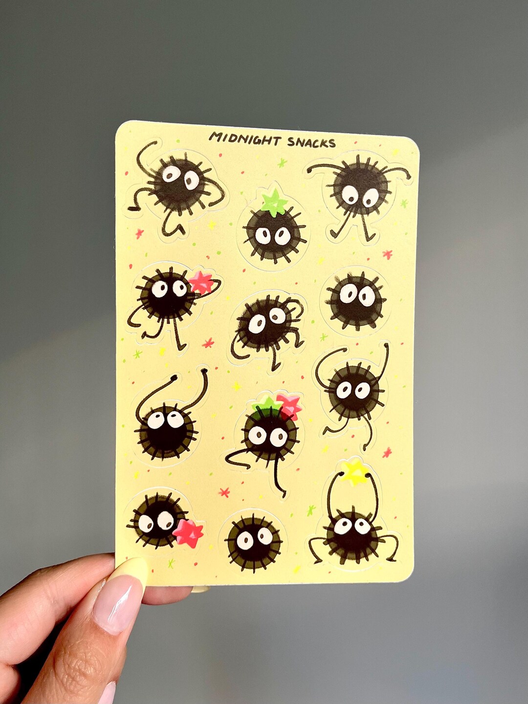 Soot Sprite Sticker Sheet - Etsy
