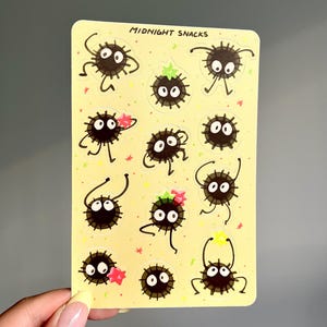 Soot Sprite Sticker Sheet - Etsy