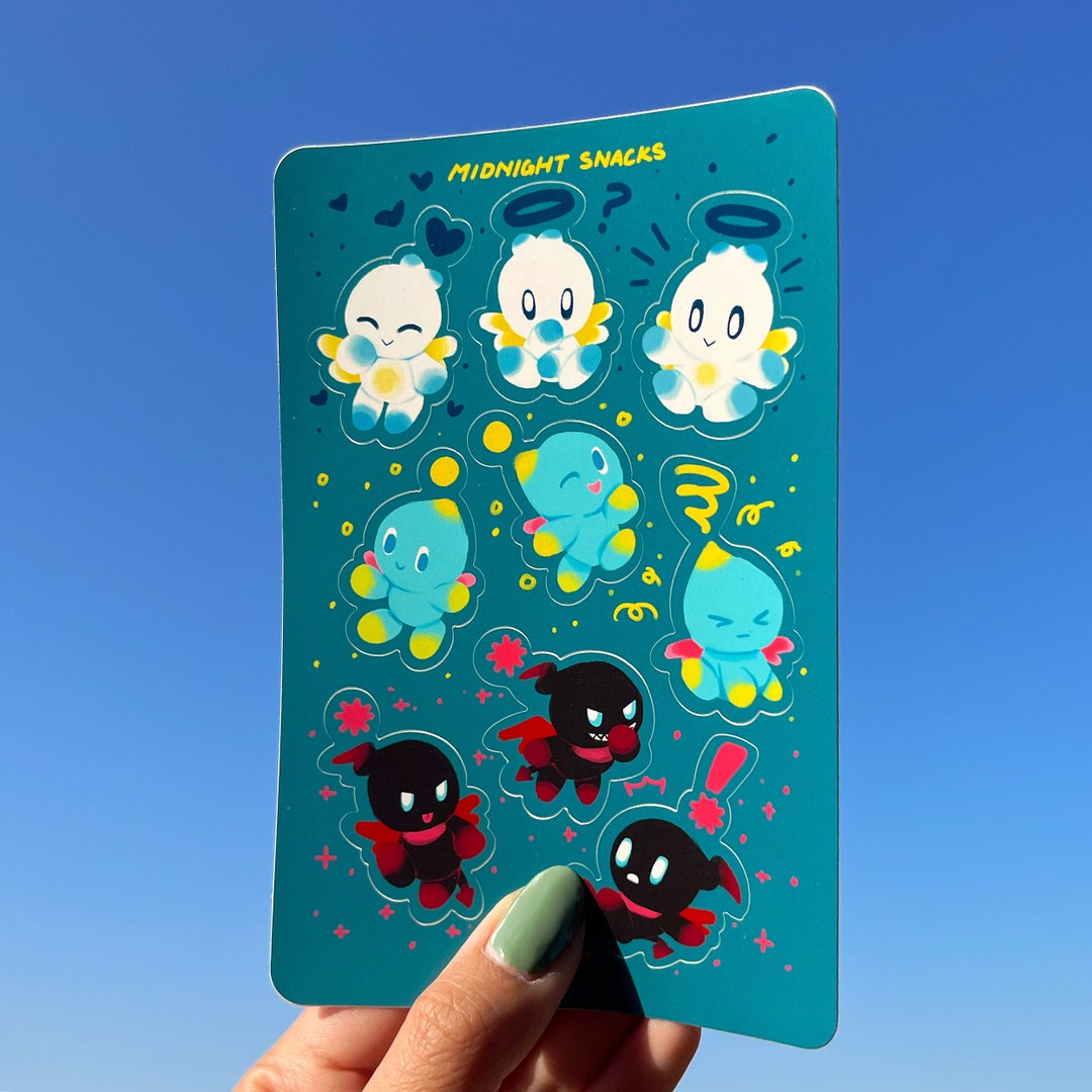 Sonic Chaos Sticker Sheet - Etsy