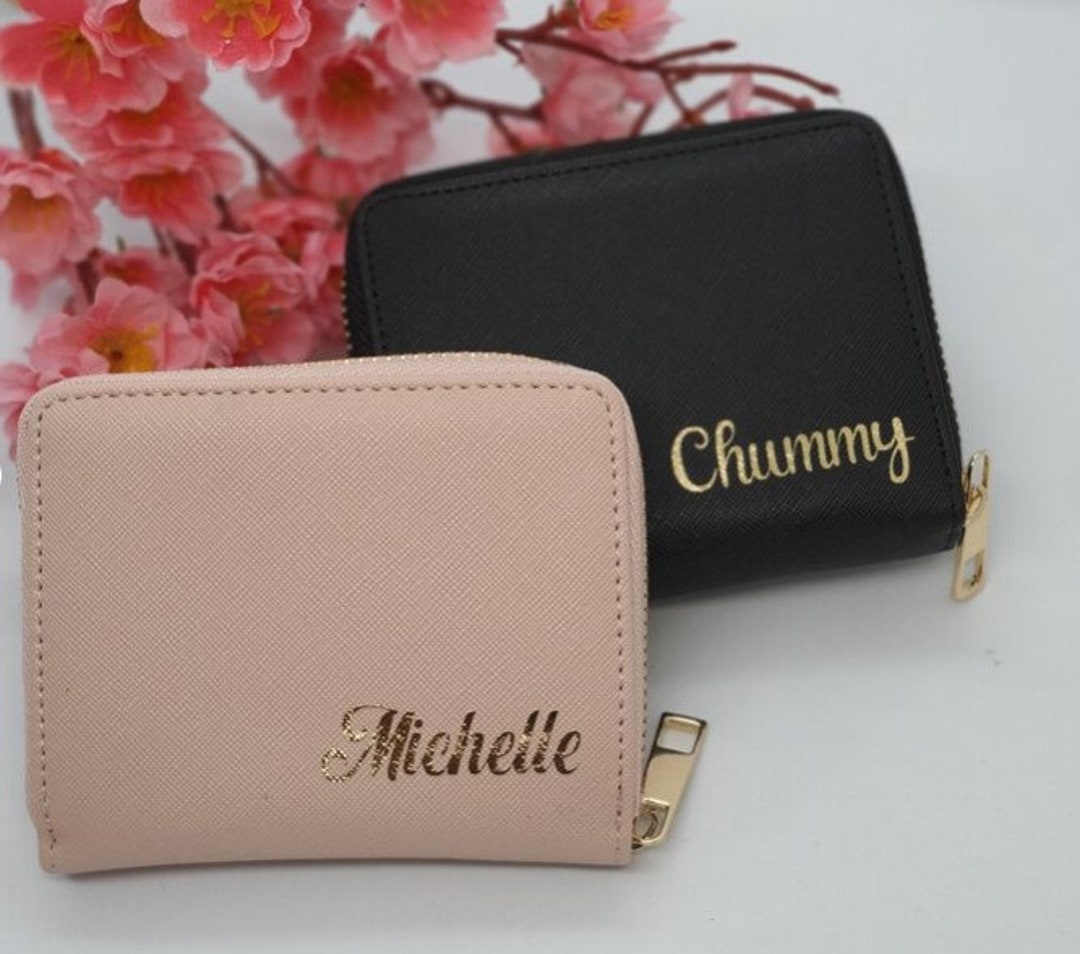 Personalized Zip Wallet Beautiful Wallet - Etsy