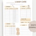 Editable Baby Schedule Template, Daily Schedule Printable, Baby Routine ...