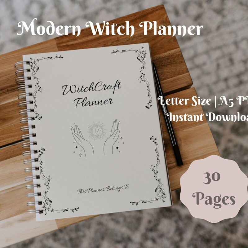 Witch Planner - Etsy