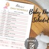 Editable Baby Schedule Template, Daily Schedule Printable, Baby Routine ...