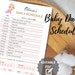 Editable Baby Schedule Template, Daily Schedule Printable, Baby Routine ...