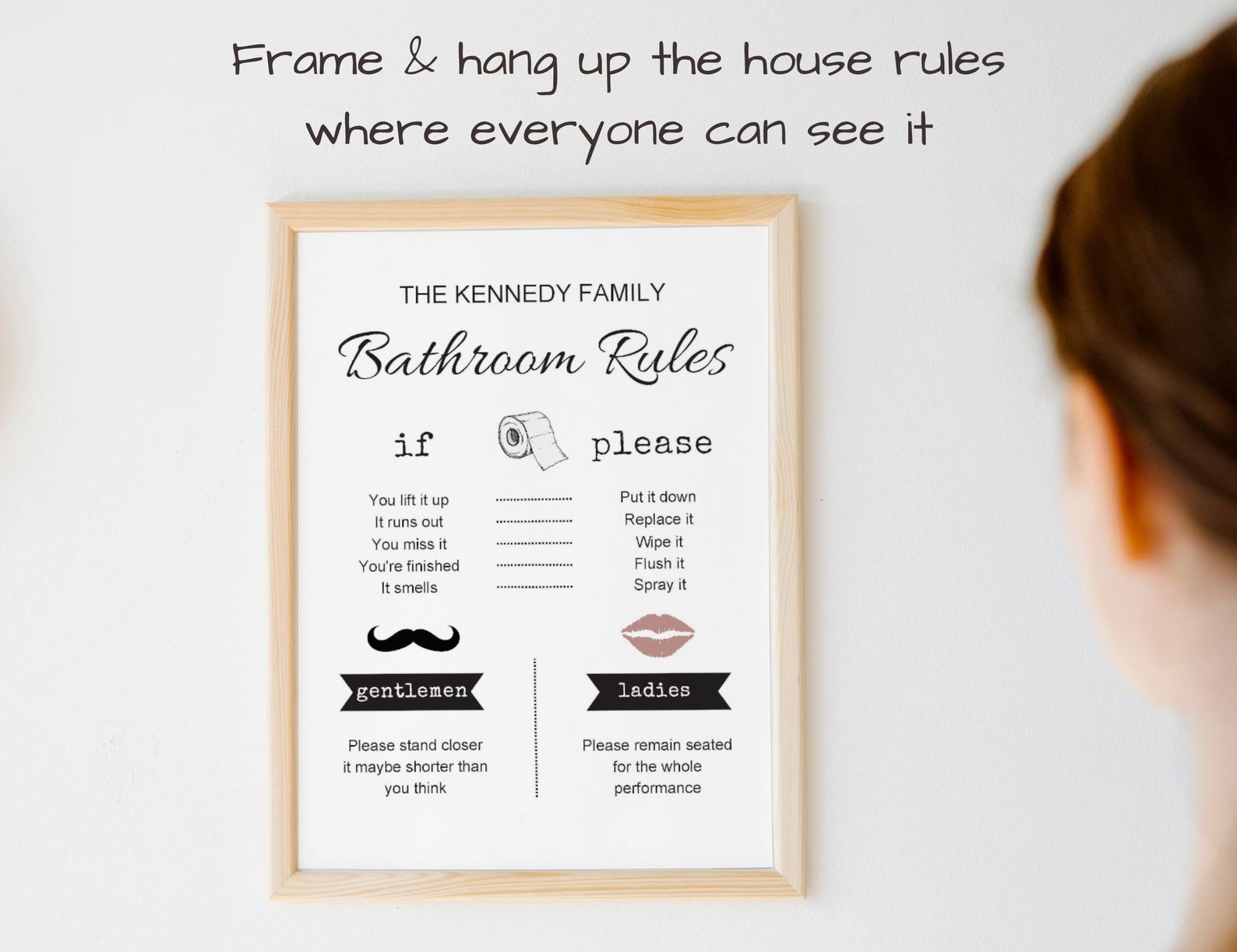 Editable Bathroom Signs Printable, Kids Bathroom Decor, Guest Bathroom ...