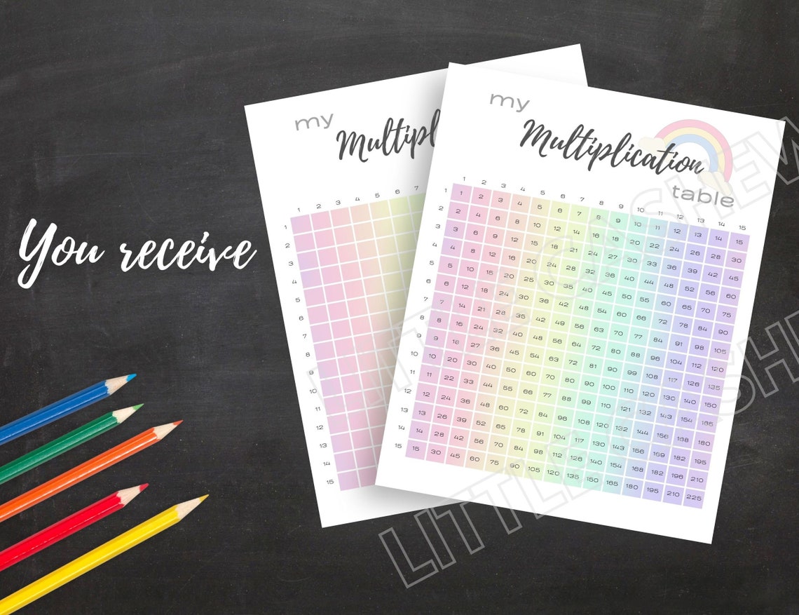 Preschool Math Worksheets Printable, Kids Multiplication Table ...