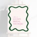 Green & Pink Welcome Sign Hand Drawn Wedding/bridal Shower - Etsy