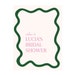 Green & Pink Welcome Sign Hand Drawn Wedding/bridal Shower - Etsy