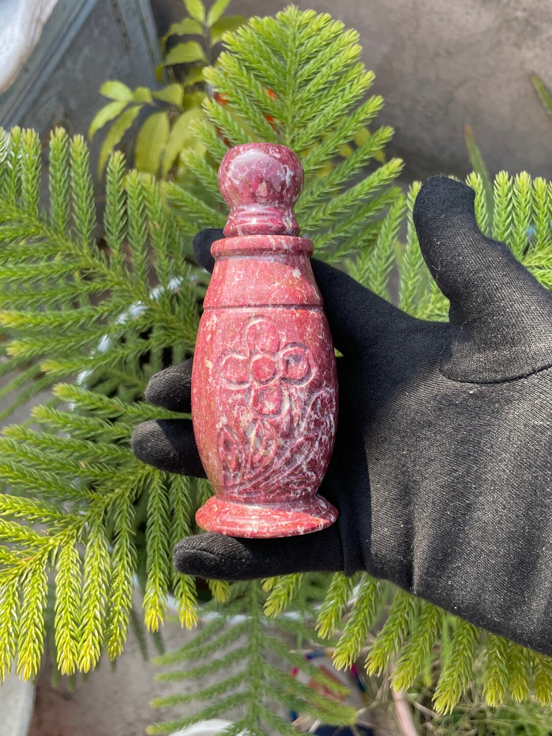 Natural Thulite Stone,unique Product ,unique Art,gemstone for Bottle ...