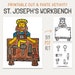 St Joseph Worker Coloring Page, Christian Printables, Saint Joseph ...