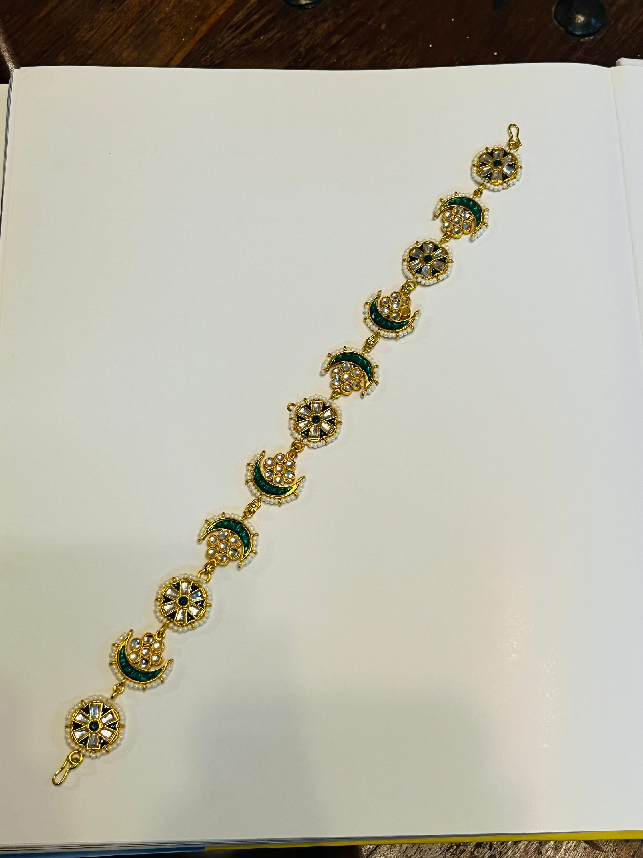 Kundan Matha Patti,kundan Head Band,sheesh Phool,indian Bridal Matha ...