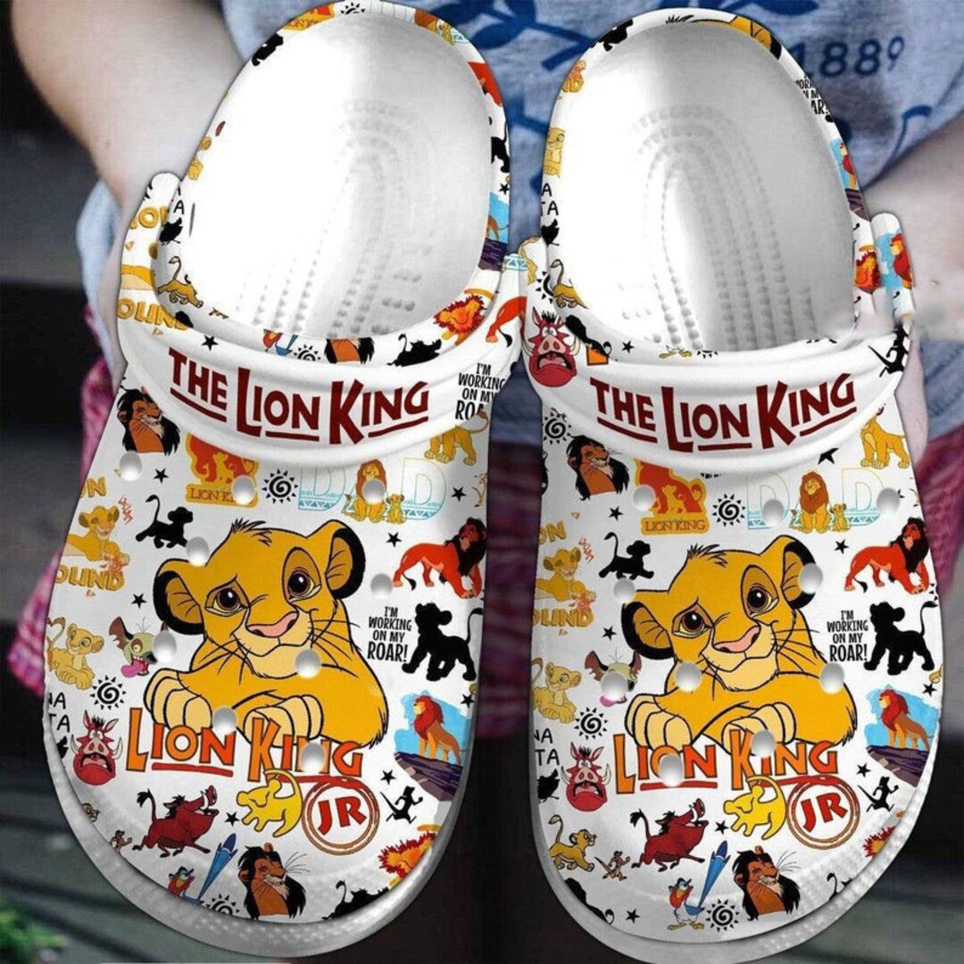 Simba Lion King Clogs the Lion King Slippers Kid/adult - Etsy