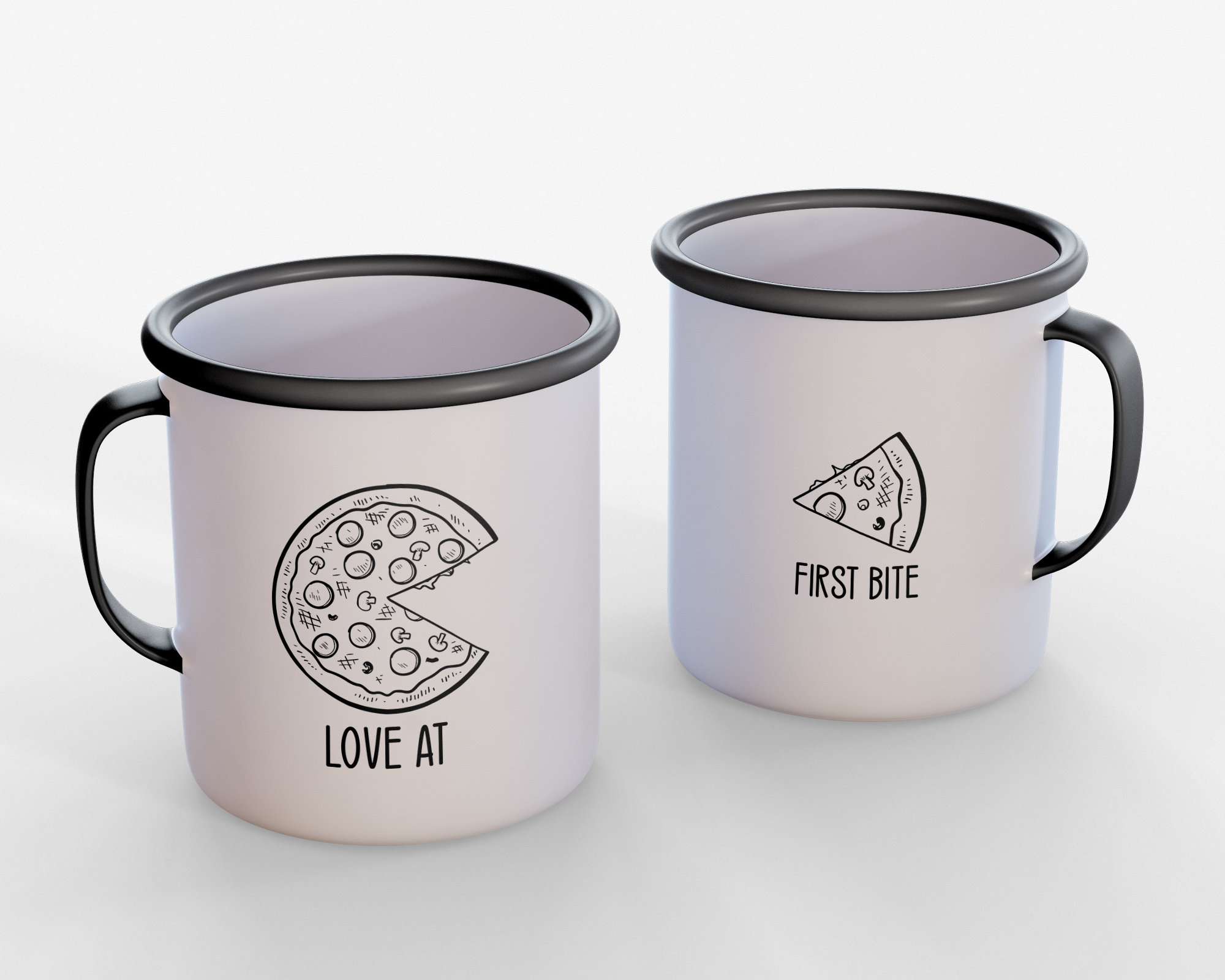 Love at First Bite SVG Pizza Slice PNG Couple SVG - Etsy
