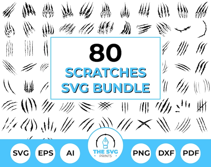 Scratch Svg,scratch Bundle Svg, Scratch Vector, Scratch Silhouette ...