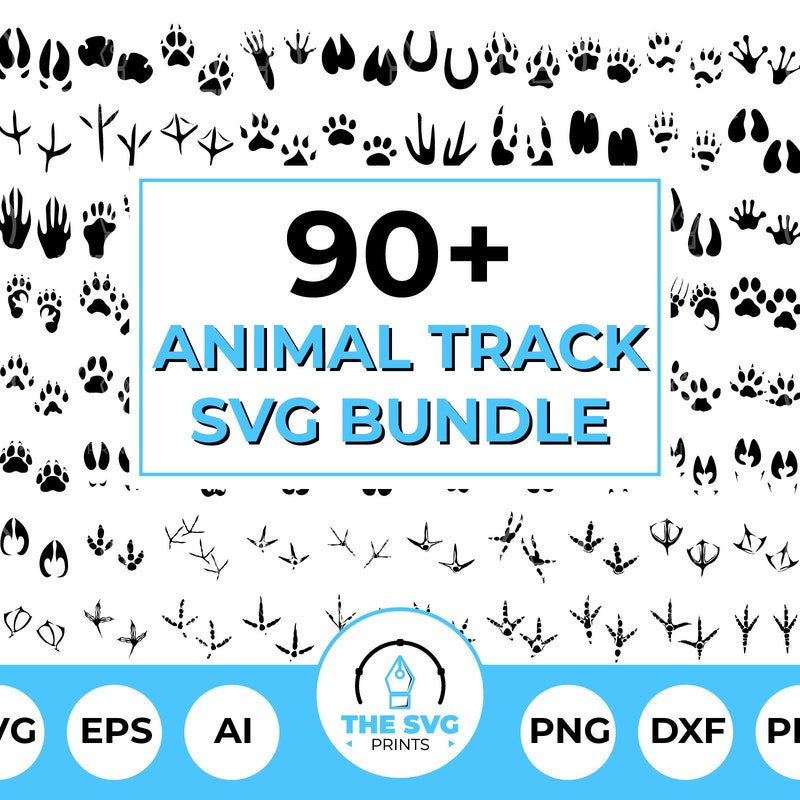 Animal Footprints - Etsy