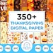 Halloween Digital Paper Mega Bundle 280 Digital Papers, Halloween Print ...