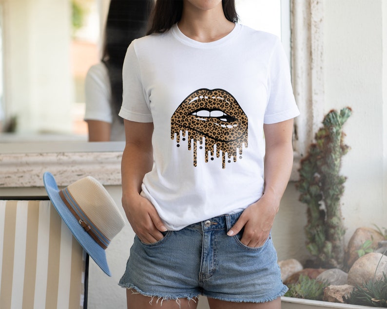 Leopard Print Lips SVG Jaguar Print Pattern Animal Print - Etsy