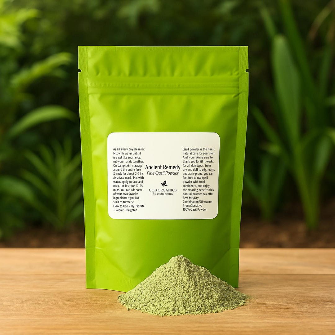 East African Qasil Powder – Gentle Natural Foaming Face Cleanser - Etsy