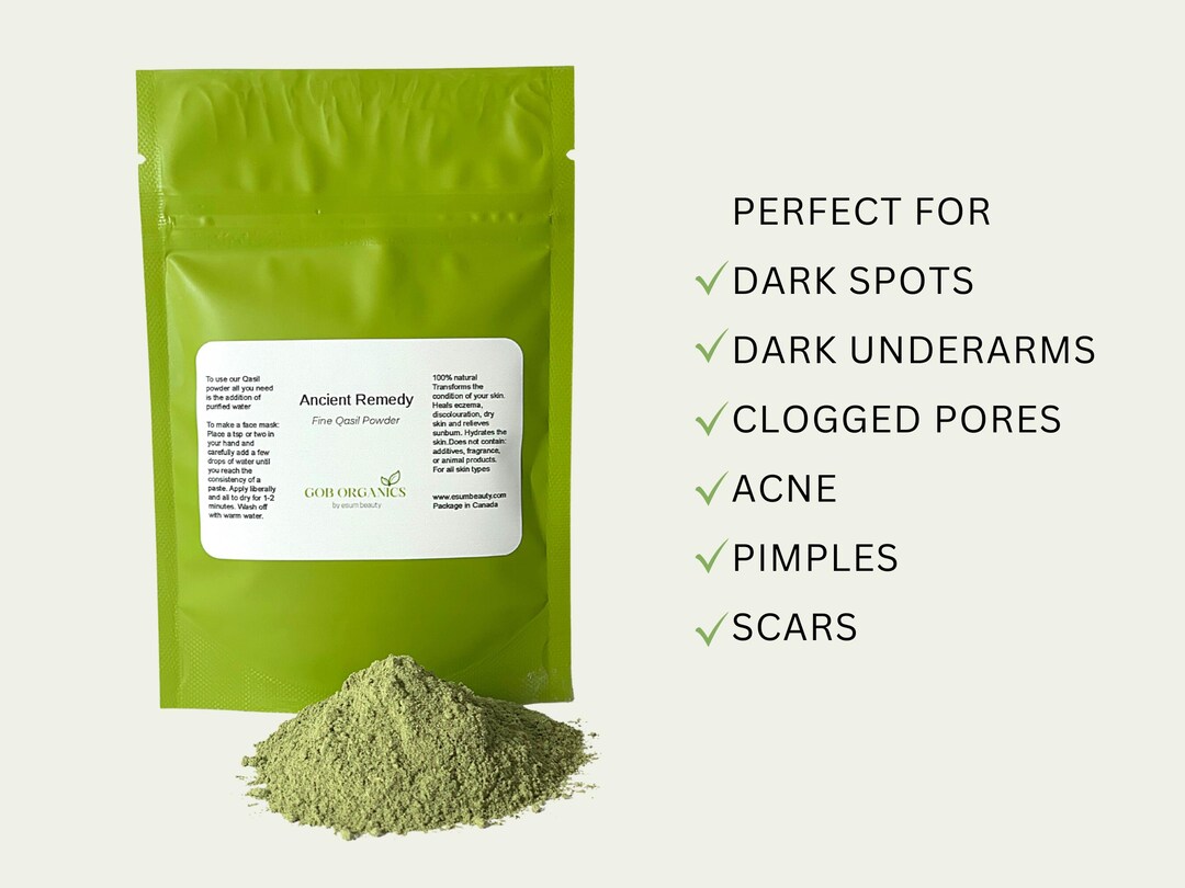 Qasil Powder Foaming Facial Cleanser for All Skin Types All in One Skin ...