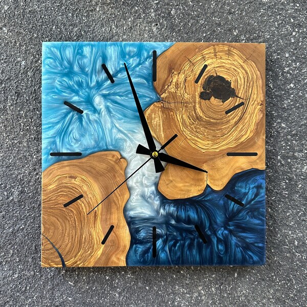 Square Wall Clock - Etsy