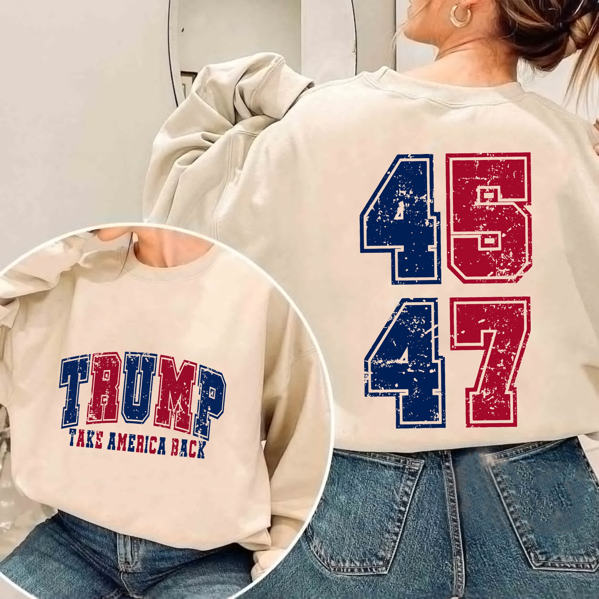 Trump 45/47 Varsity Svg, Trump 45/47 Republican Proud Conservative Png ...