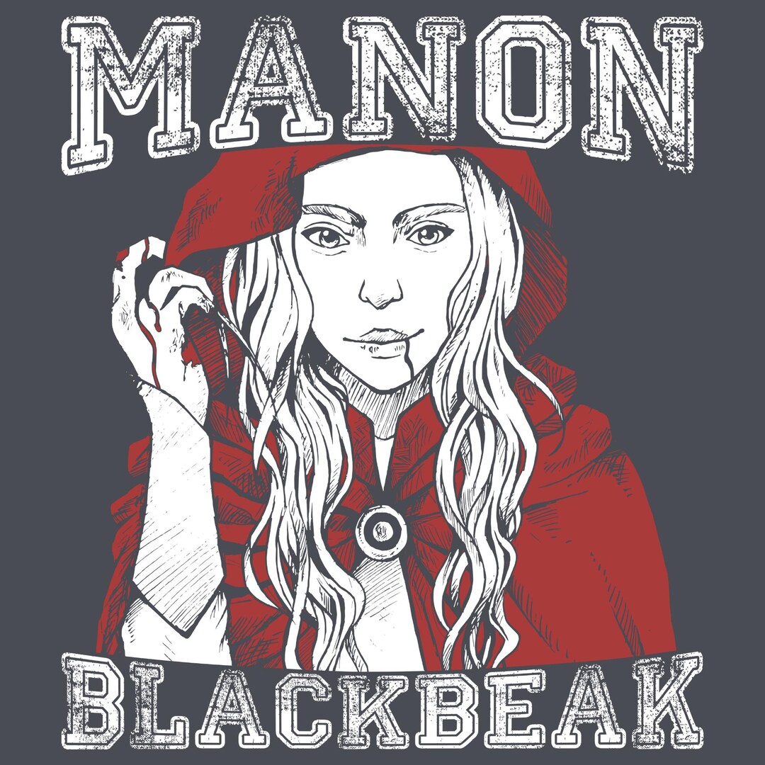 Retro Manon Blackbeak Png, Vintage the Thirteen Png, SJM Merch, Throne ...