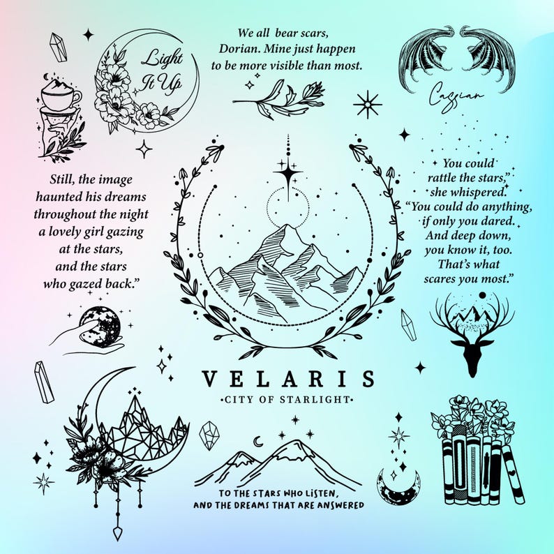 Velaris ACOTAR Merch, to the Stars Who Listen and the Dreams That Are ...