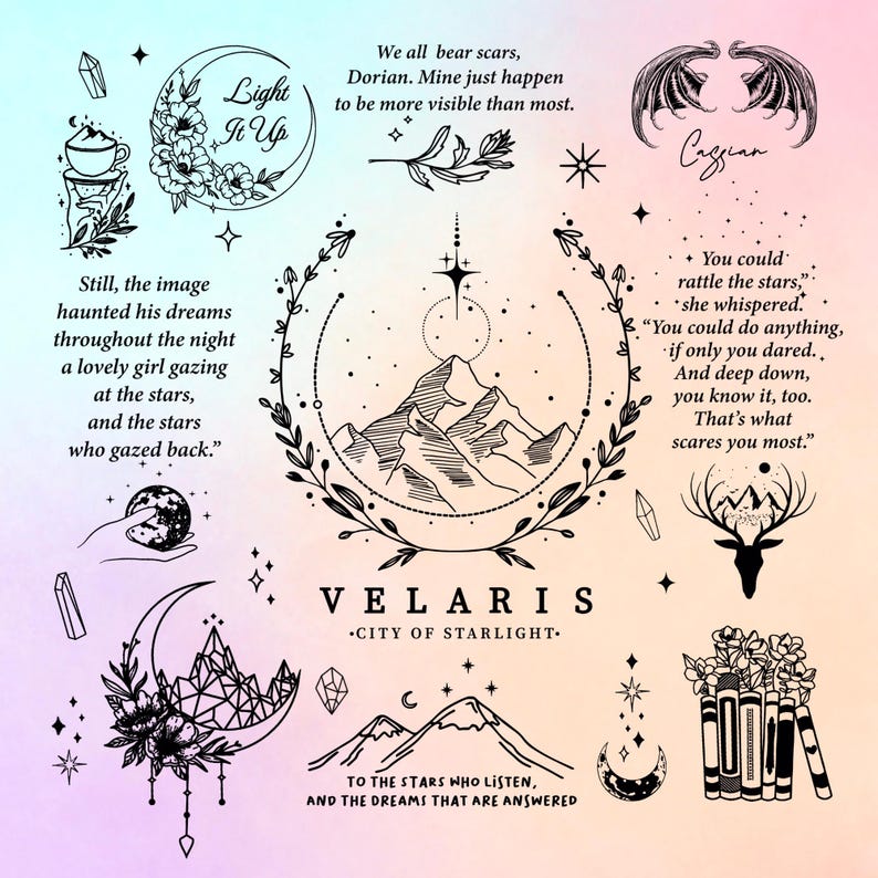 Velaris ACOTAR Merch, to the Stars Who Listen and the Dreams That Are ...
