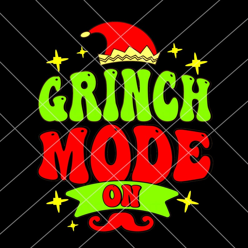 Grinch Mode on PNG Grinchmas Png Grinch Sublimation Design - Etsy Ireland