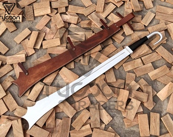 35 Beautiful Custom Handmade High Carbon Steel Full Tang Sword With ...