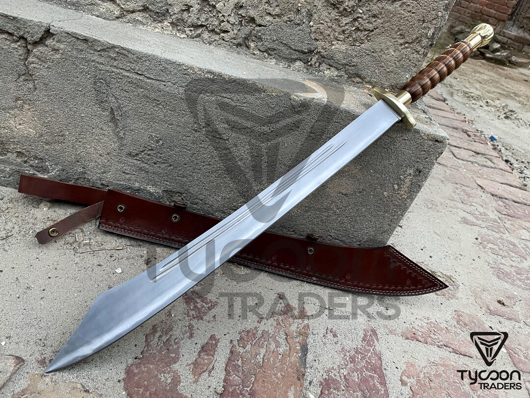 32 Beautiful Custom Handmade High Carbon Steel Sword by Tycoon Traders - Etsy