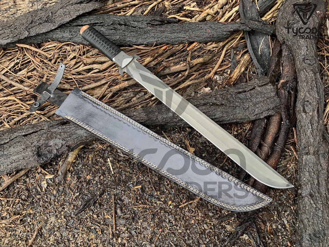 25 Beautiful Custom Handmade High Carbon Steel Acid Black Sword by ...