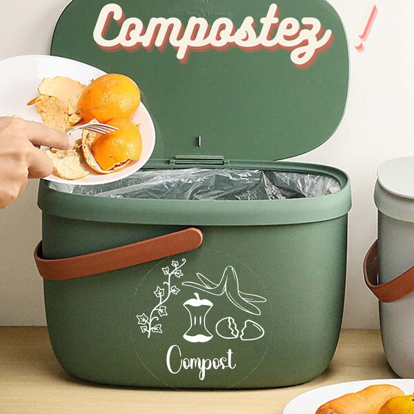 Kitchen Compost Bin - Etsy UK