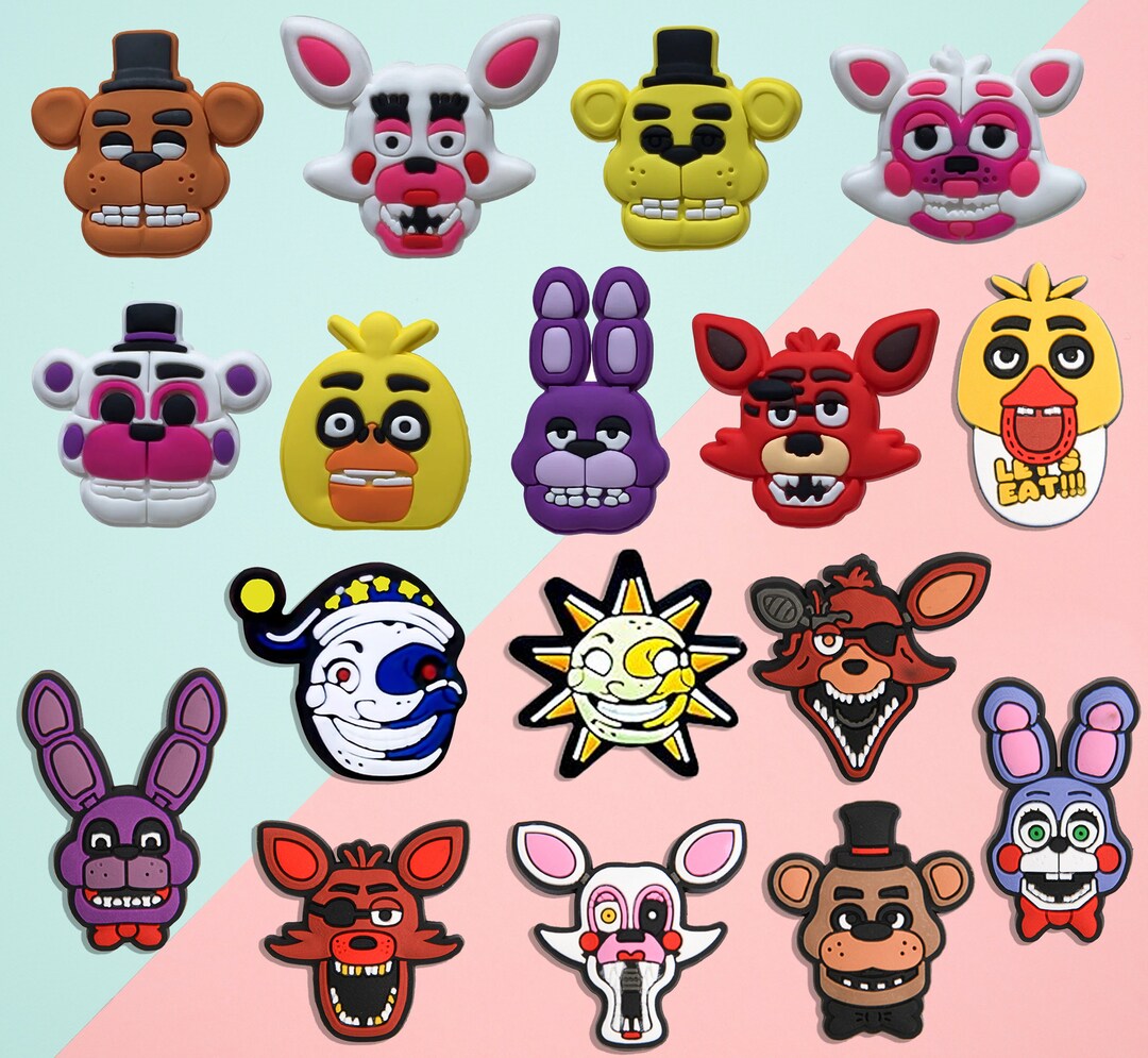 Gamer Croc Charms, Five Nights Croc Charms new - Etsy