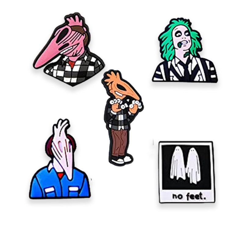 Horror Croc Shoe Charms Halloween Horror Characters Shoe - Etsy