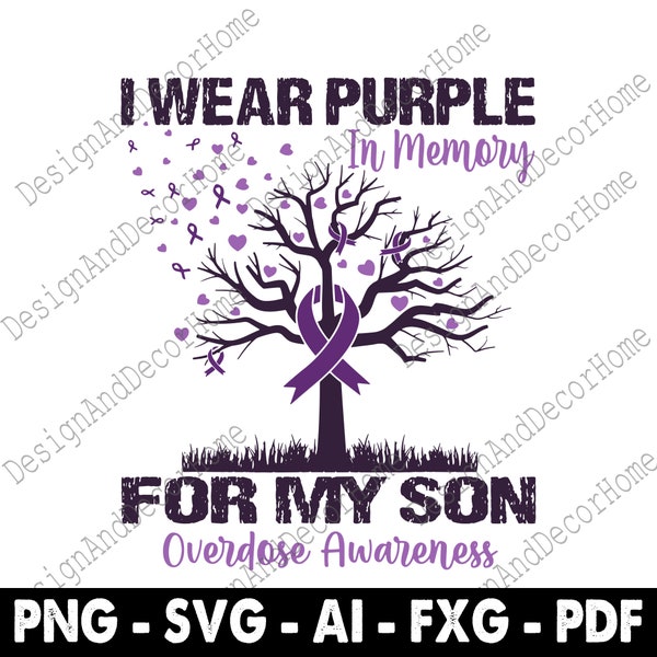 Overdose Awareness Svg - Etsy