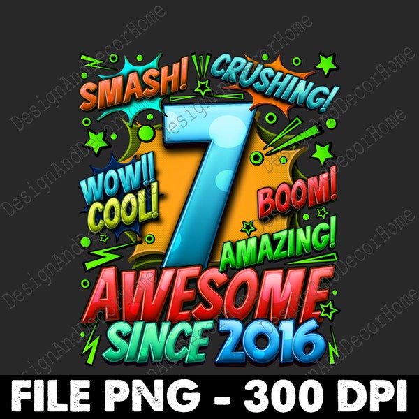 Unicorn 7th Birthday Svg - Etsy