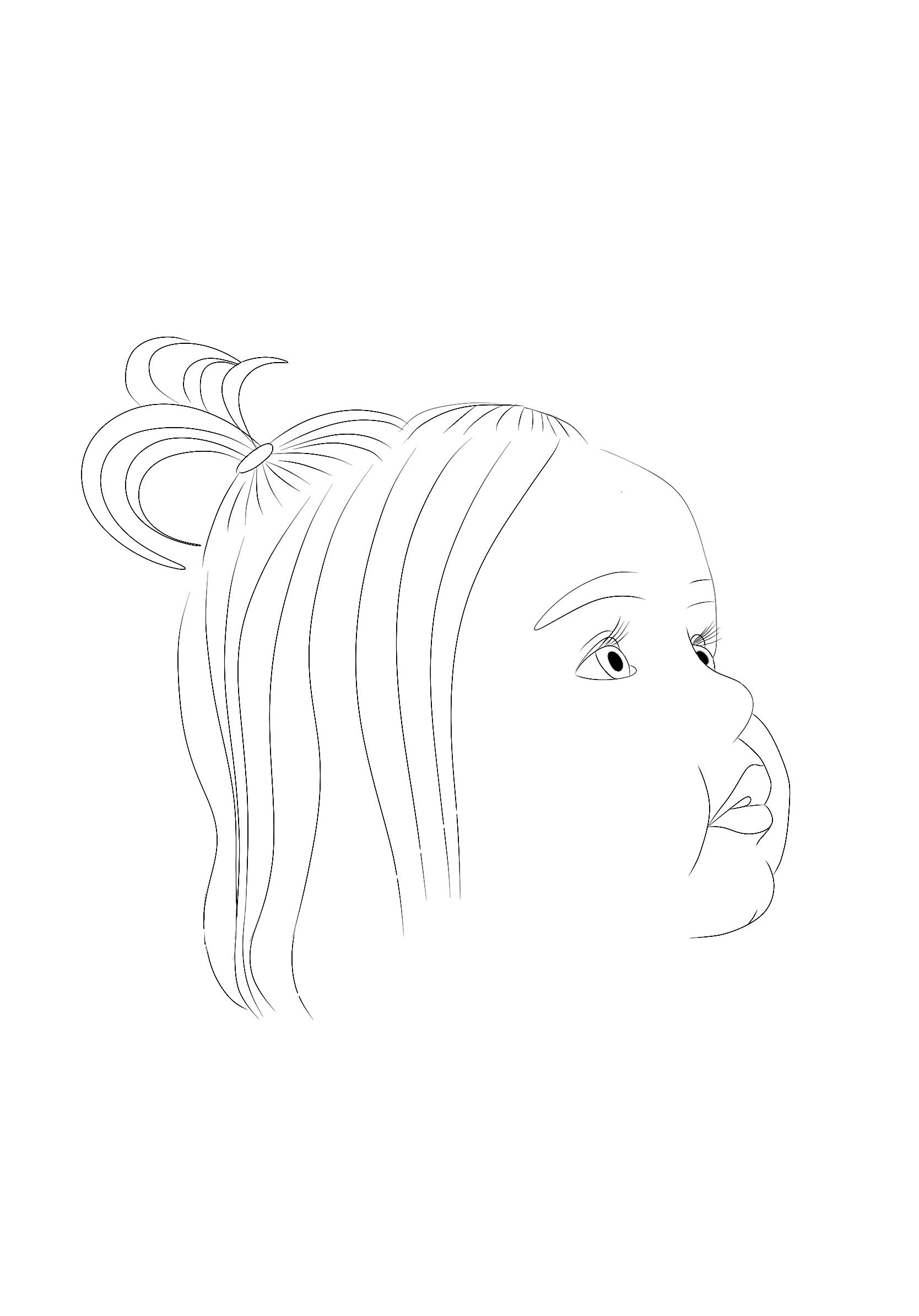 Side Profile Drawing Custom Portrait Outline One Face - Etsy UK