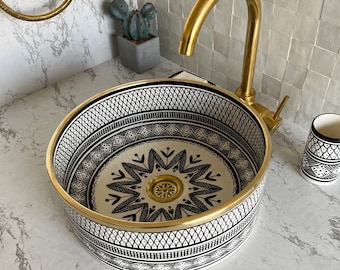Bathroom Vessel Sink, Ceramic Basin, Antique Sink, Sink Bowl, Hand Wash ...