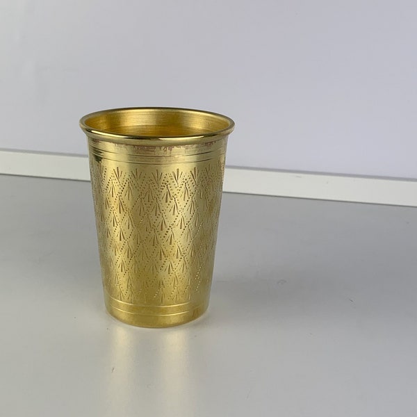 Antique Brass Drinking Cup - Etsy