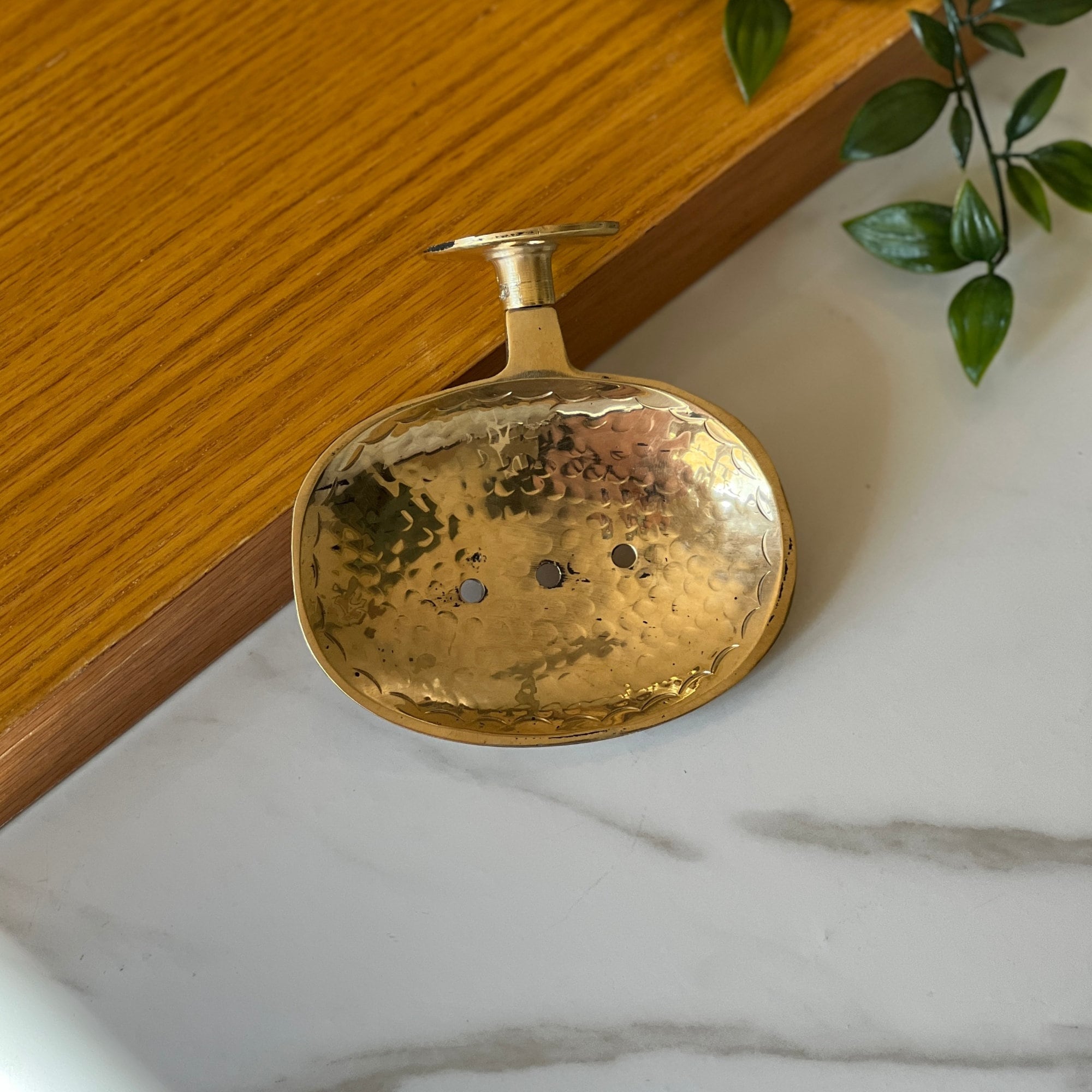 Wall Mounted Soap Holder, Antique Brass Soap Dish, Unlacquered Brass ...