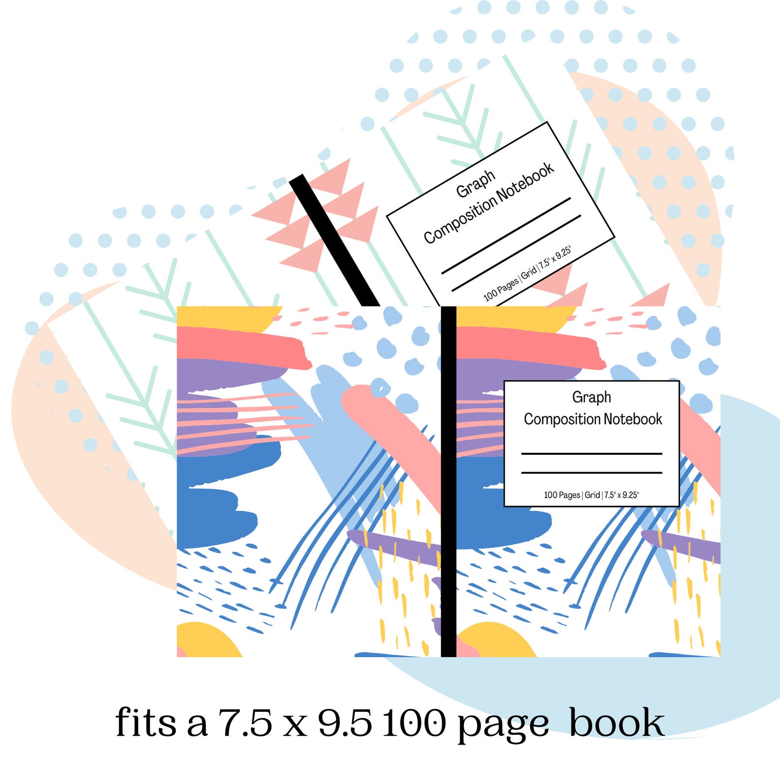 30 Editable Composition Notebook Kdp Covers Kdp Template Kdp