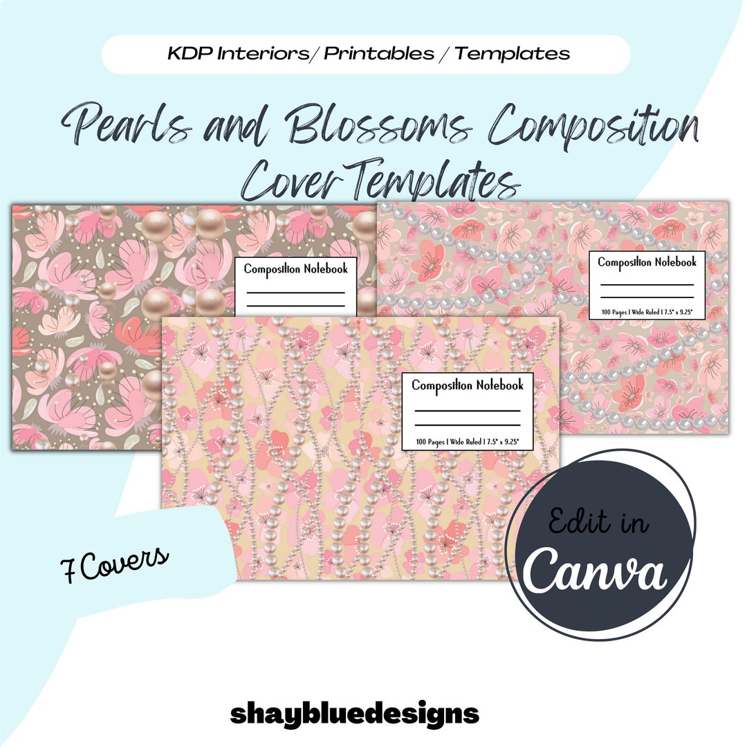 Kdp Composition Notebook Covers Kdp Template Kdp Covers Etsy