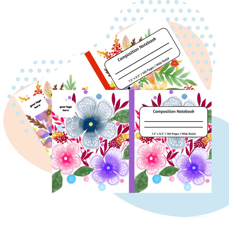 KDP Template for Composition Notebook Covers KDP Cover - Etsy