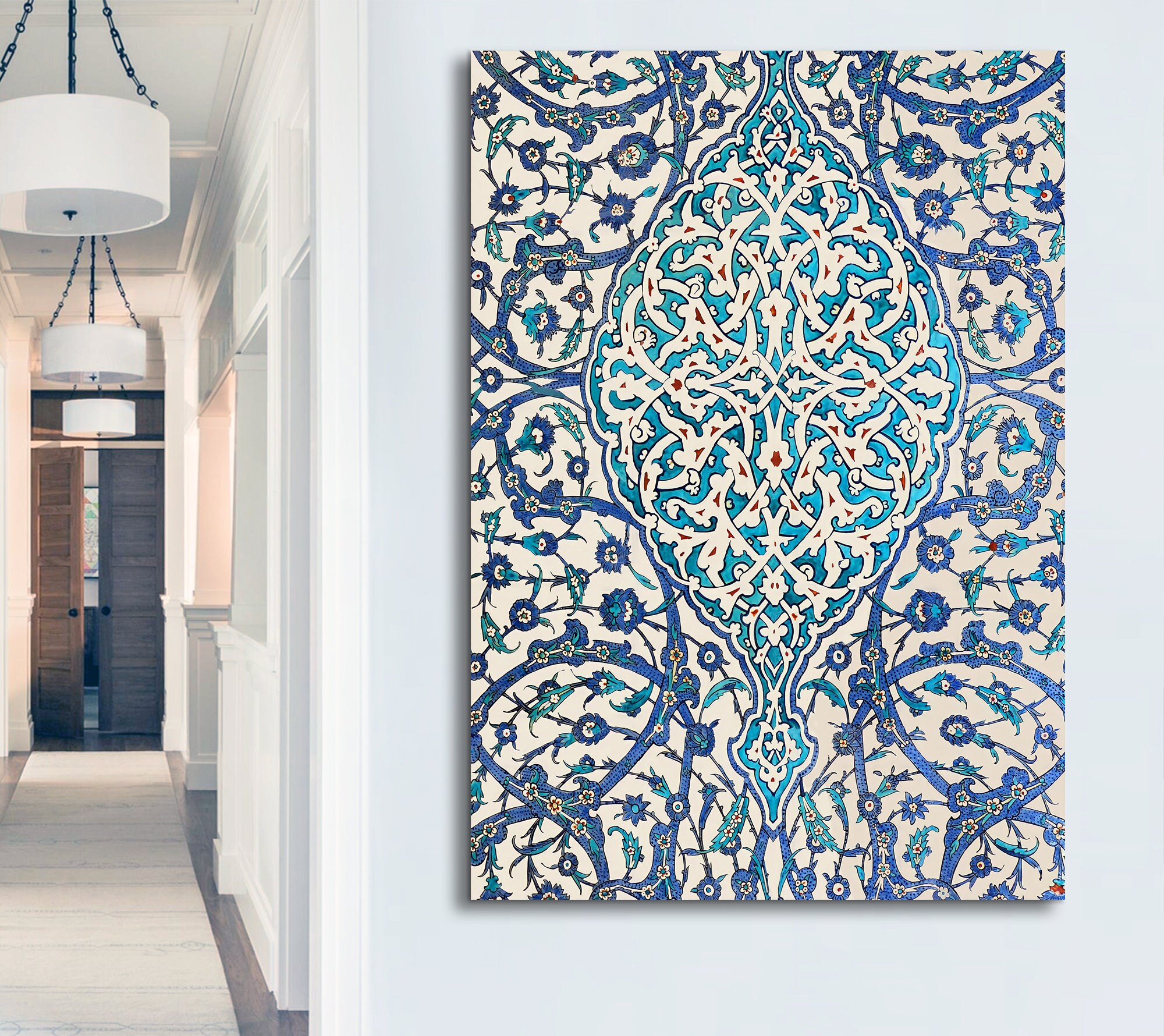 Turkish Wall Tile Art Patterns in Ottoman Sultan's Topkapi Palace ...